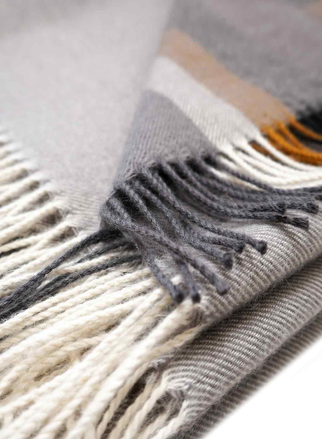 100% Baby Alpaca Throw - Dove Tail | By Shupaca